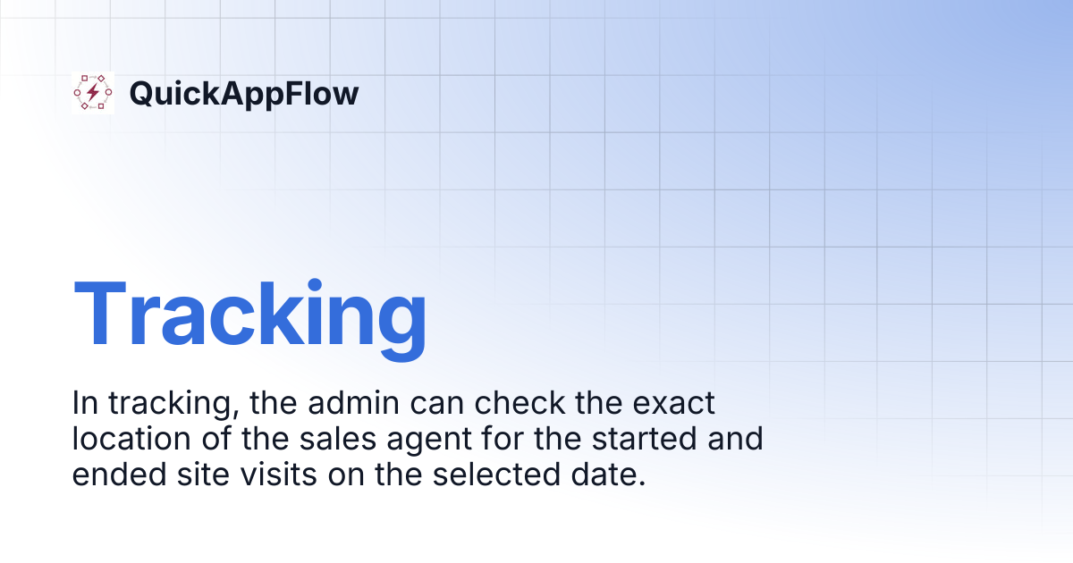 Tracking | QuickAppFlow