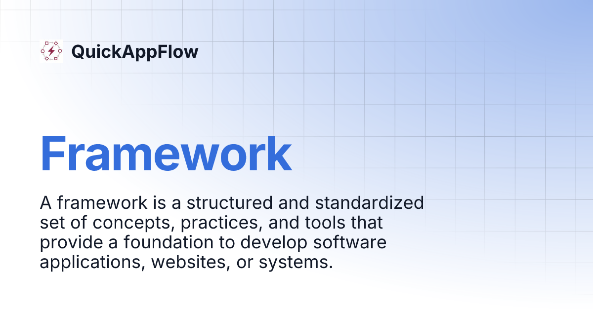 Framework | QuickAppFlow